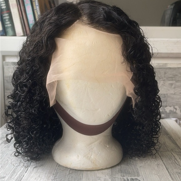 Hair | 1 And 12 Inch Curly Bob Wigs Human Hair 13x4 Transparent Lace Front Human Hair | Poshmark